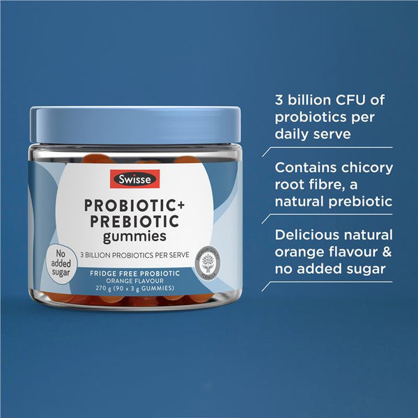 SWISSE | Probiotic + Prebiotic | Gummies x 45 – Altitude Supplements